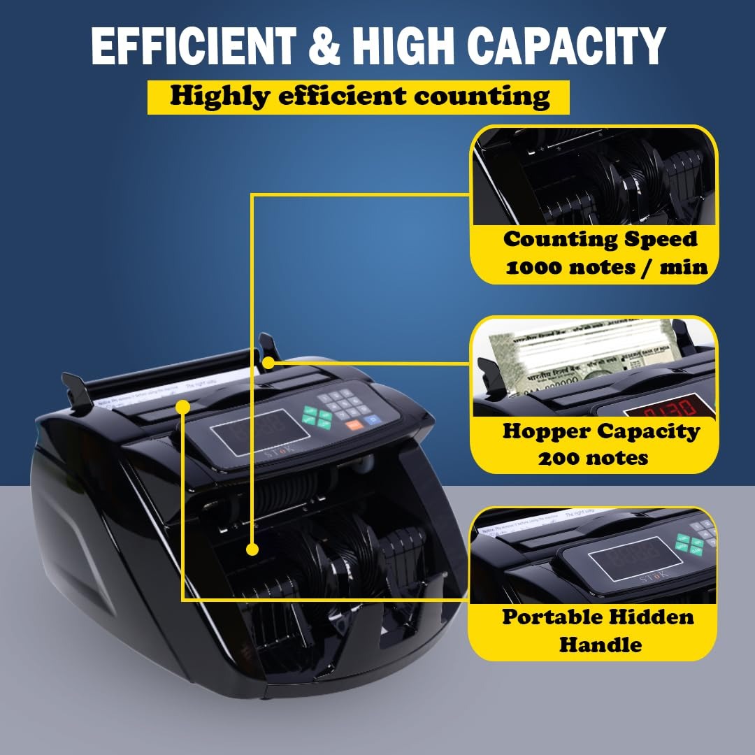ST-MC05 Fully Automatic Note Counting Machine with Fake Currency ...